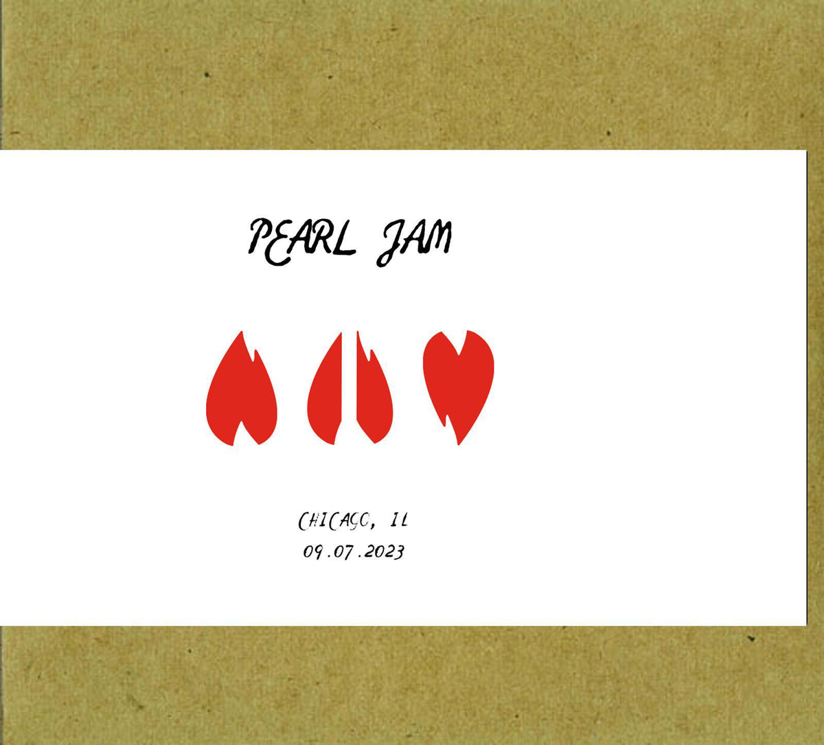 Chicago 9/7/2023 Bootleg CD | Ten Club LLC