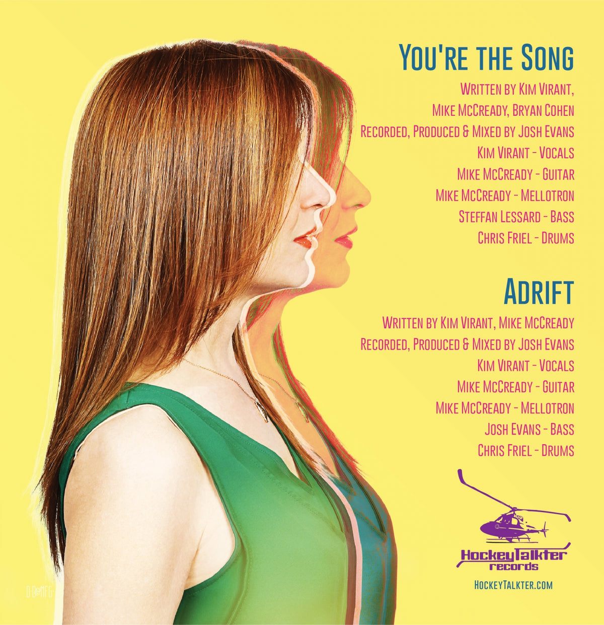 KIM VIRANT feat. Mike McCready YOU'RE THE SONG B/W ADRIFT 7" VINYL SIN ...